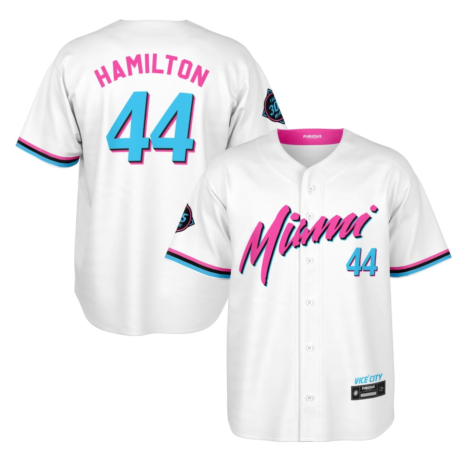 Hamilton - Miami Vice Home Jersey – Furious Motorsport