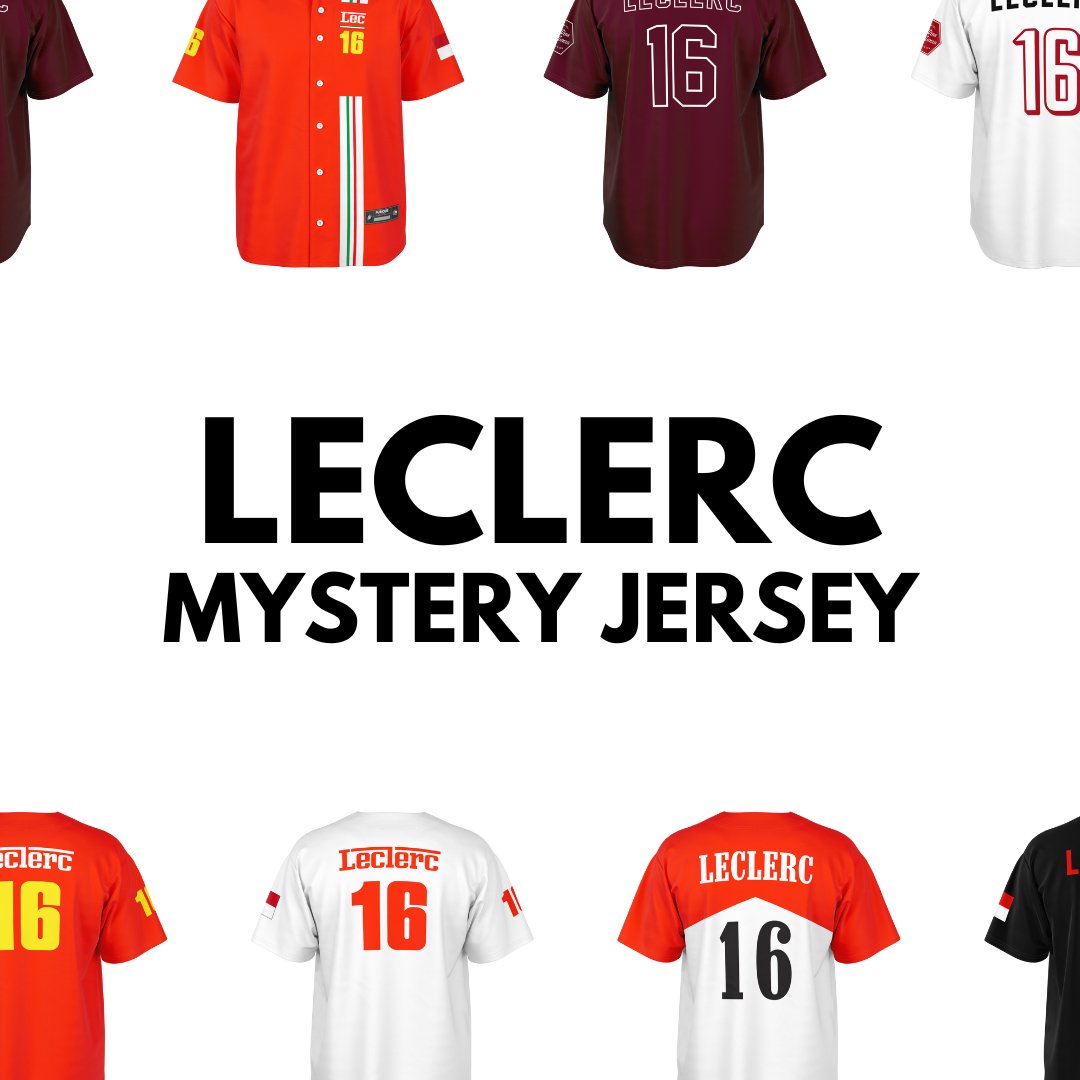 Leclerc - Mystery Baseball Jersey – Furious Motorsport
